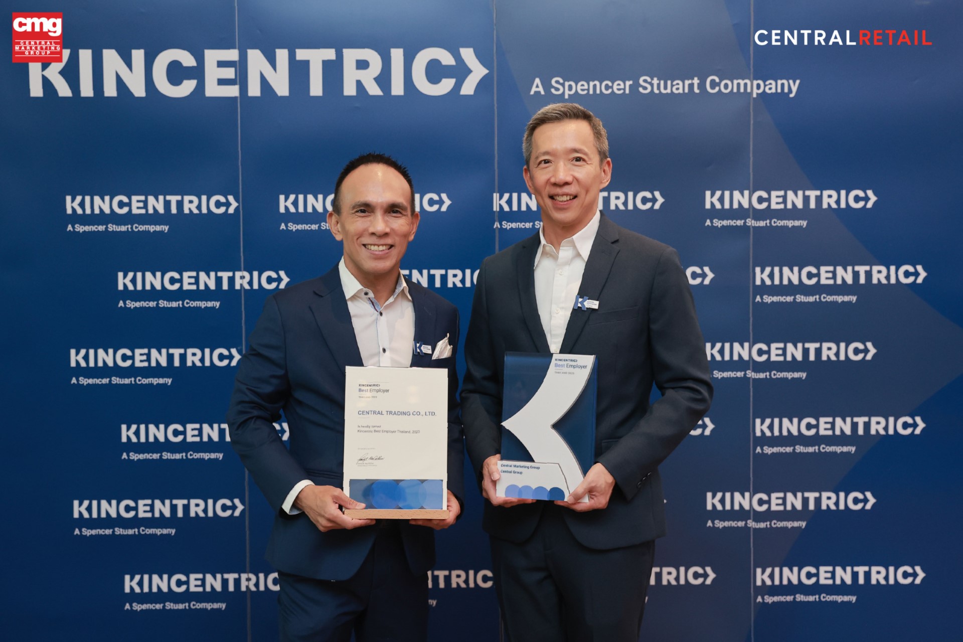 CMG ฉลองชัยชนะ 5 ปีซ้อน Kincentric Best Employer Award Thailand 2023 ...